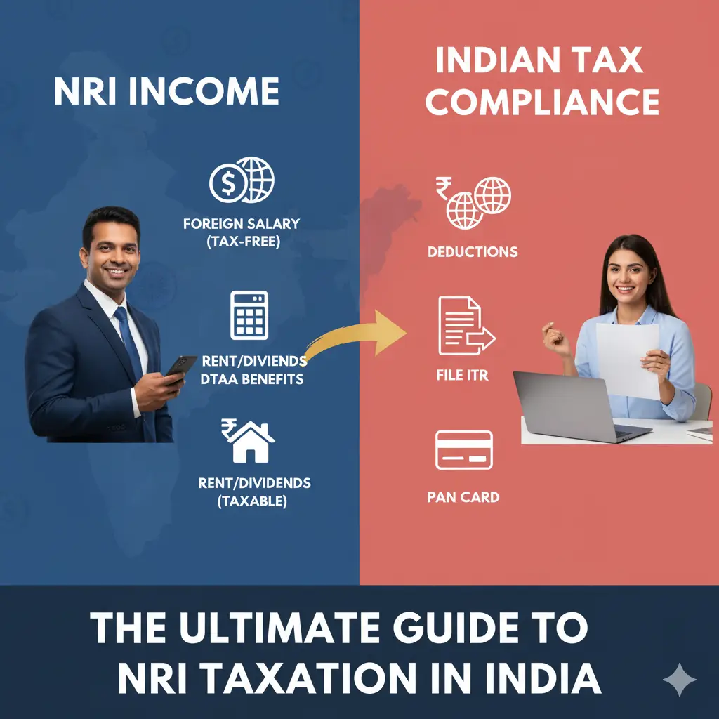 NRI Taxation India 2026 | Complete Guide — NRE vs NRO, TDS